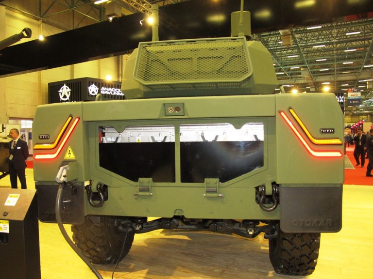 IDEF 19: Otokar’s Akrep IIe, an electric-driven recce platform - EDR ...