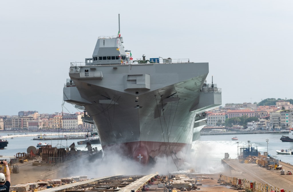 Fincantieri: the Multipurpose Amphibious Unit “Trieste” Launched in ...