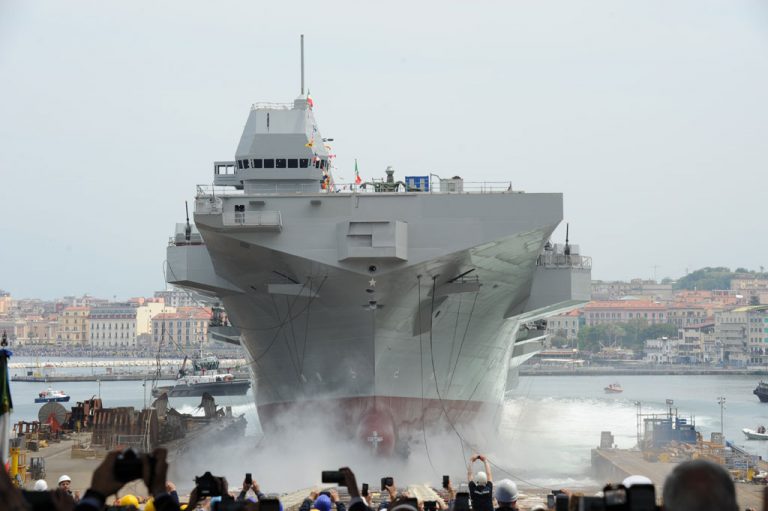 Fincantieri launches the LHD Trieste for the Italian Navy - EDR Magazine