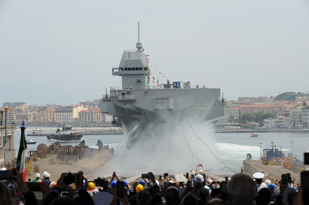 Fincantieri launches the LHD Trieste for the Italian Navy - EDR Magazine