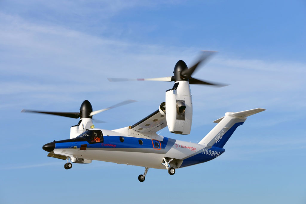 AW609 tiltrotor in final production configuration flies in Philadelphia ...