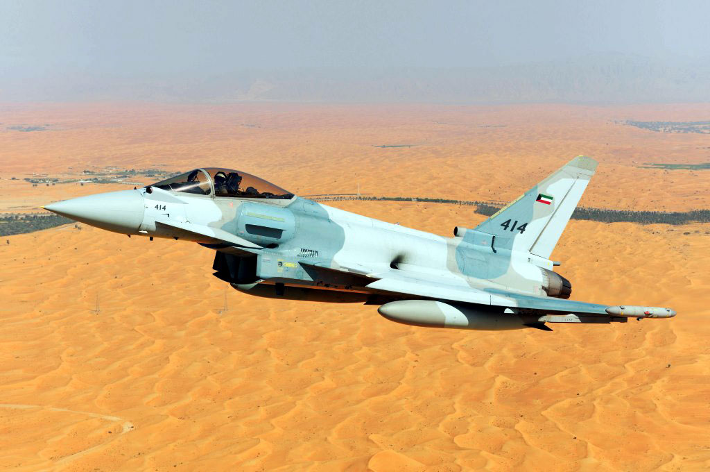 First flight of Eurofighter in Kuwait Air Force configuration takes ...