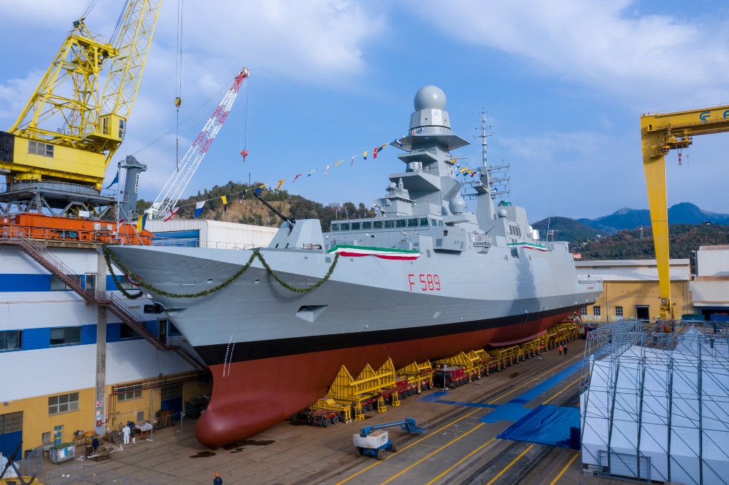 The tenth Multipurpose Frigate “Emilio Bianchi” launched - EDR Magazine
