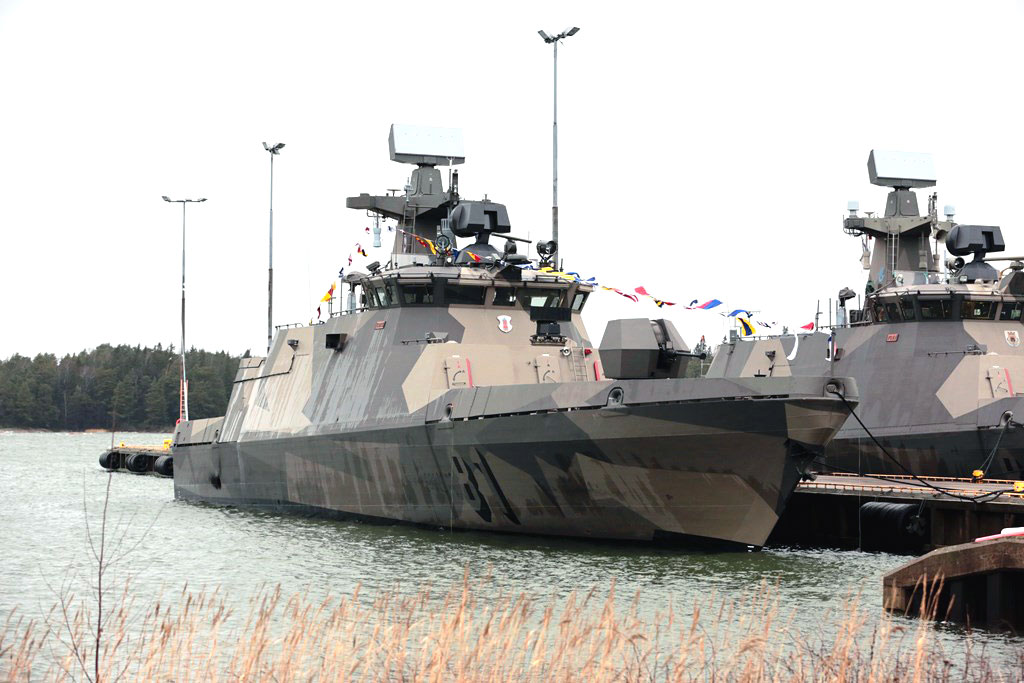 Patria delivered the first modernized Hamina Class missile boat - EDR ...