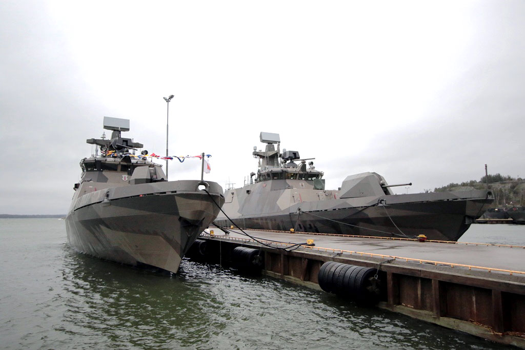 Patria delivered the first modernized Hamina Class missile boat - EDR ...