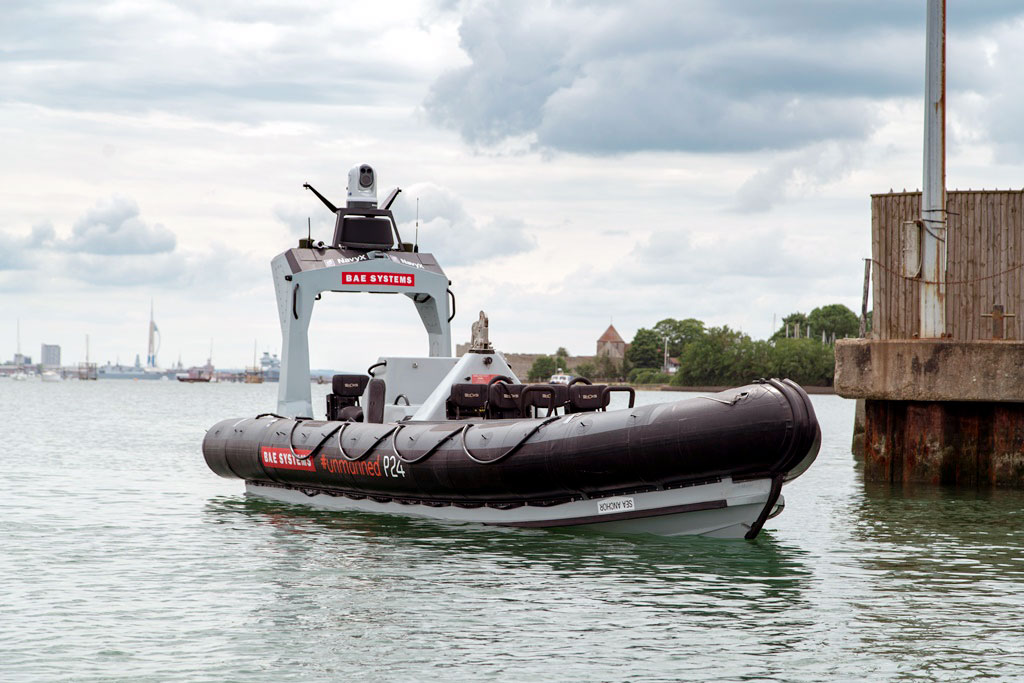 BAE Systems and Royal Navy provide first look at autonomous sea boats ...