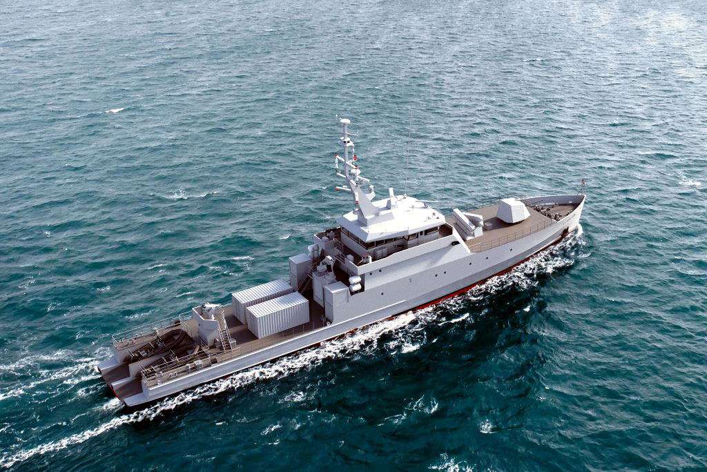 PIRIOU launches the building of first of three offshore patrol vessels ...