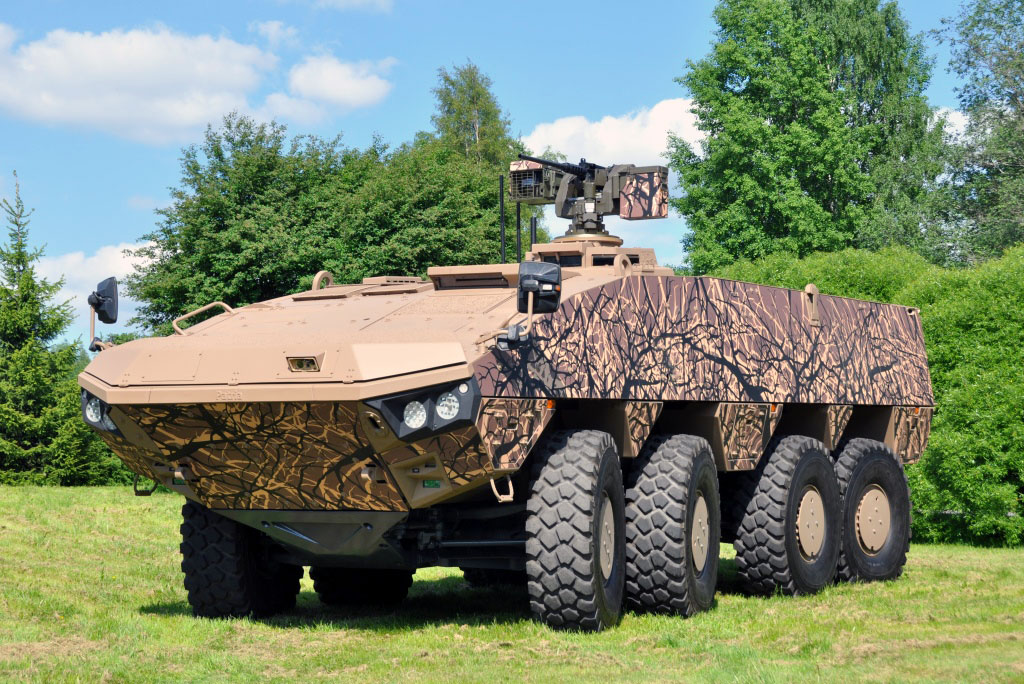 Patria AMVXP 8x8 test vehicles on the way to Japan - EDR Magazine