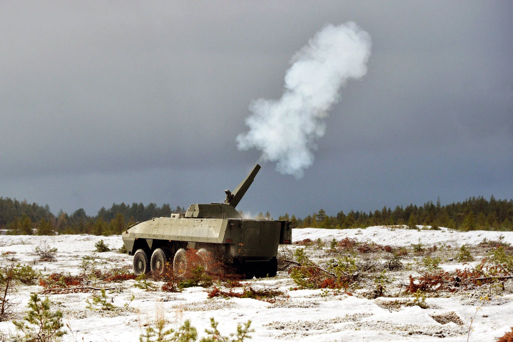 A new superior feature for Patria Nemo: capability to fire-on-the-move ...