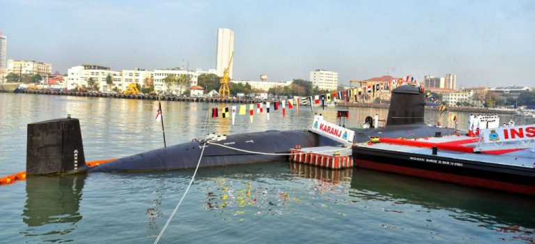 Commissioning of INS Karanj, the third Indian Kalvari-class submarine ...