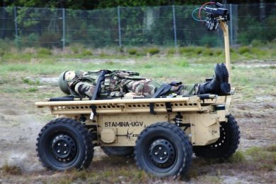 Stamina UGV Aurochs: a purposely-designed UGV from Institut Saint-Louis ...