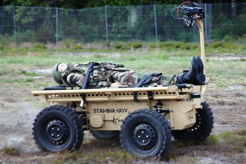 Stamina UGV Aurochs: a purposely-designed UGV from Institut Saint-Louis ...