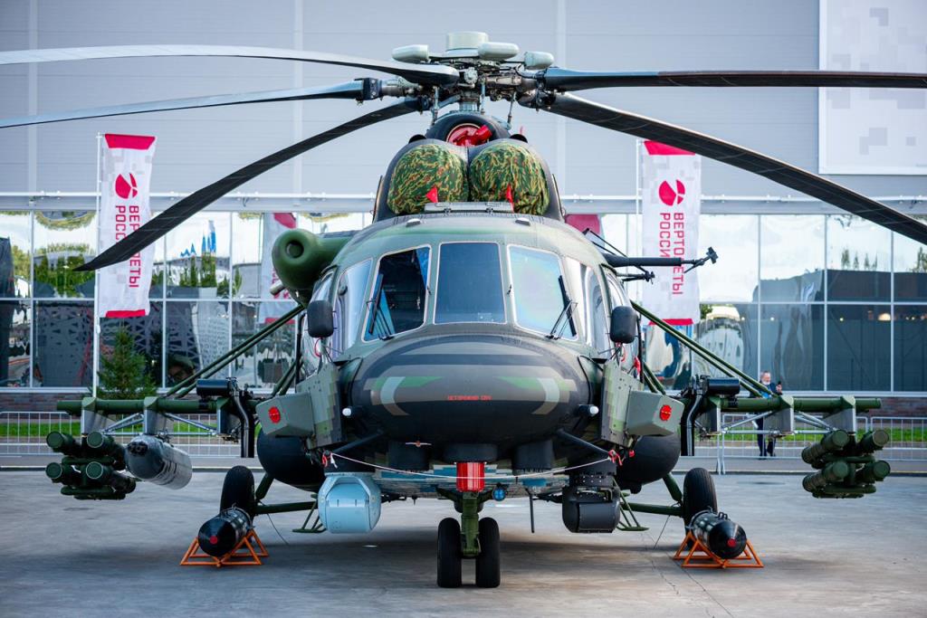 New Mi-171SH Storm arrived at the "Army-2021" under its own power from ...