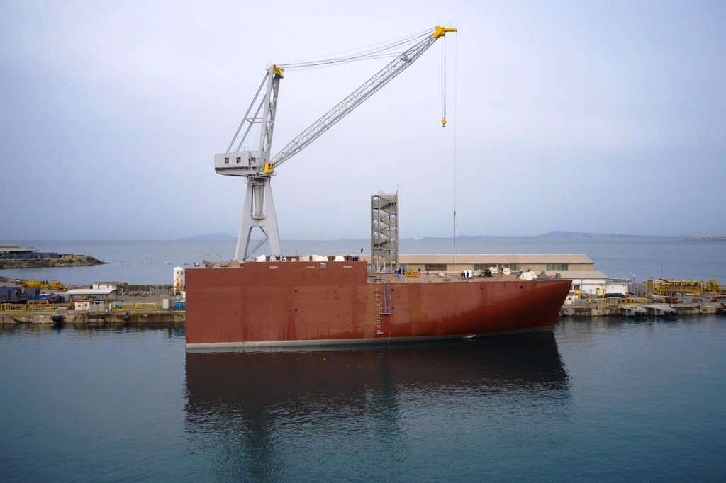 The forward section of the LSS “Jacques Chevallier” for Chantiers de l ...