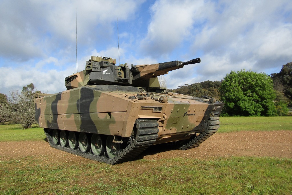 Rheinmetall Successfully Tests Composite Rubber Track On Lynx Infantry ...
