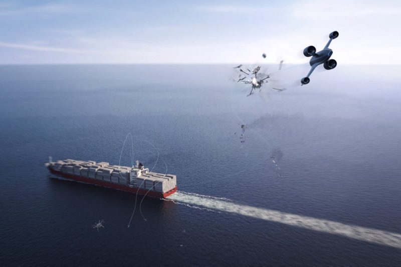 Killing enemy drones with a kinetic energy UAS; MARSS unveils its ...