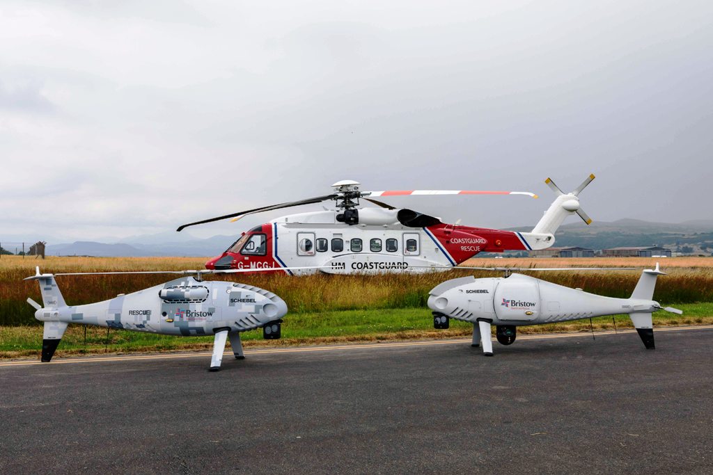 Schiebel Camcopter® S-100 delivers UAS capability as part of Bristow’s new Search And Rescue ...