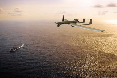 Survey Copter's Aliaca Evo light tactical UAV at Euronaval - EDR Magazine