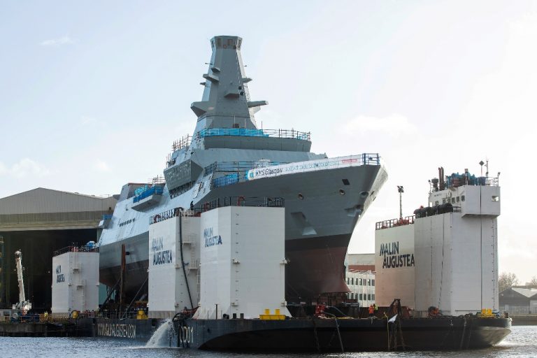 First Type 26 Frigate to enter the water for the first time - EDR Magazine