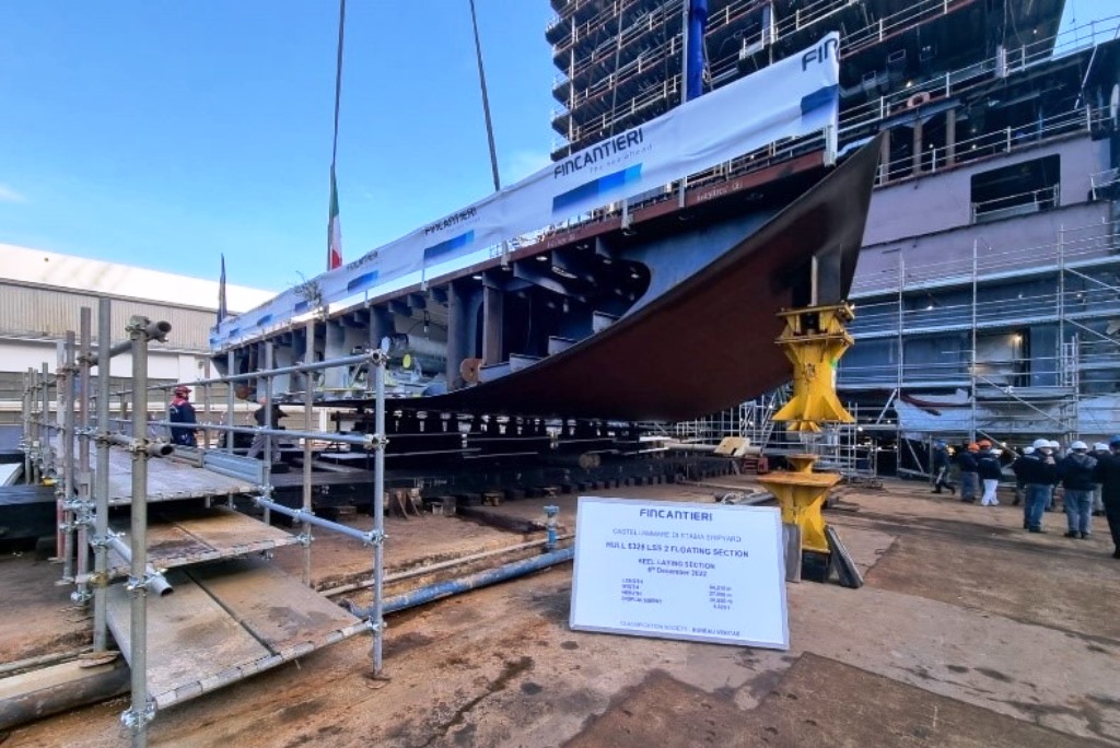 OCCAR: Keel laying of LSS “Jacques Stosskopf” bow section in ...