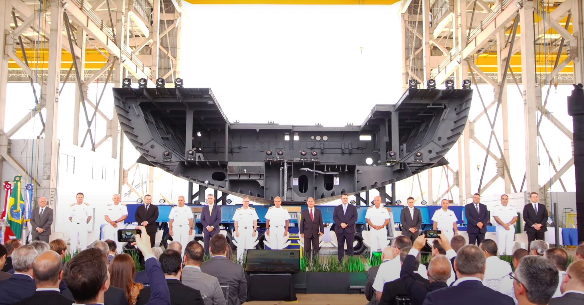 Tamandaré frigate keel laying marks innovation in military shipbuilding ...