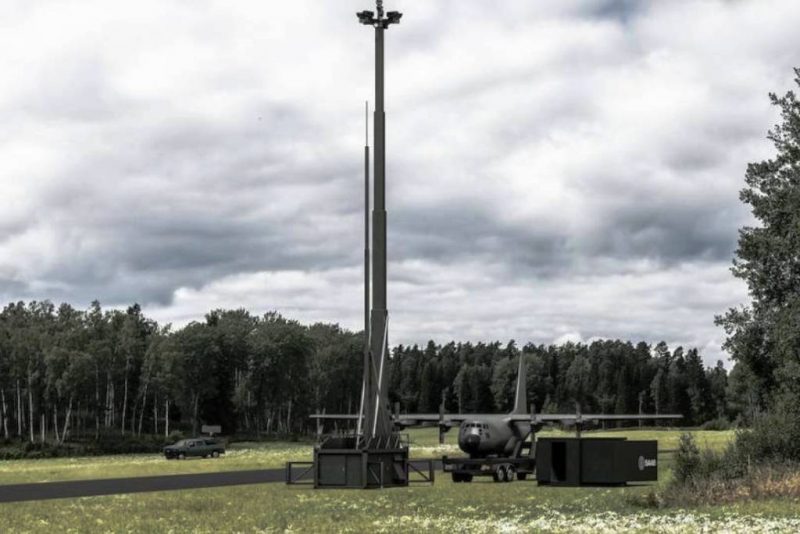 Saab and Conlog deployable air traffic control tower, designed to ...