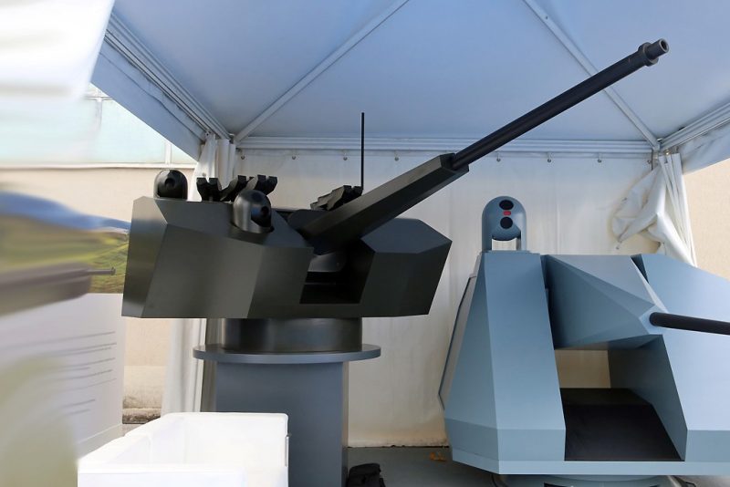 SeaFuture 2023 - Leonardo unveils new 30x173 mm X-Gun weapon system - EDR Magazine