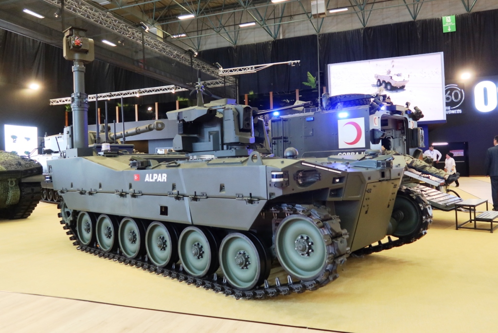 IDEF 2023 - Otokar unveils its Alpar 15 tonnes unmanned ground vehicle - EDR Magazine