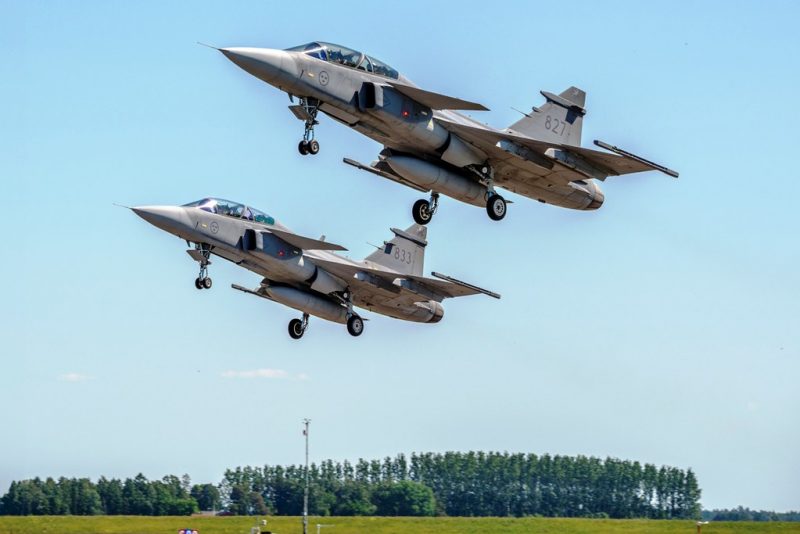 Saab completes operational training of Brazilian pilots to fly Gripen ...
