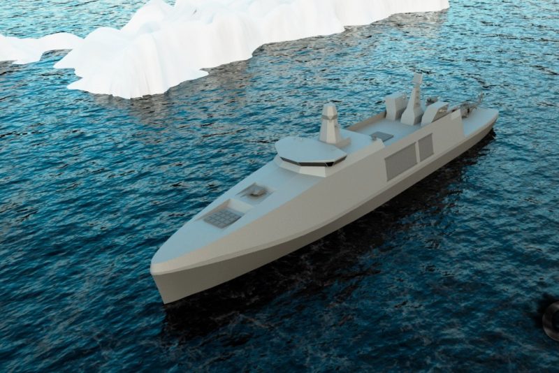 DSEI 2023 - OSK Design unveiled Arctic frigate design to satisfy Danish ...
