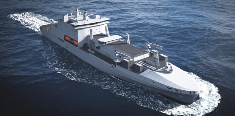 DSEI 2023 - Team Resolute unveils evolved UK Fleet Solid Support ship design - EDR Magazine