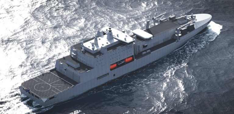 DSEI 2023 - Team Resolute unveils evolved UK Fleet Solid Support ship ...