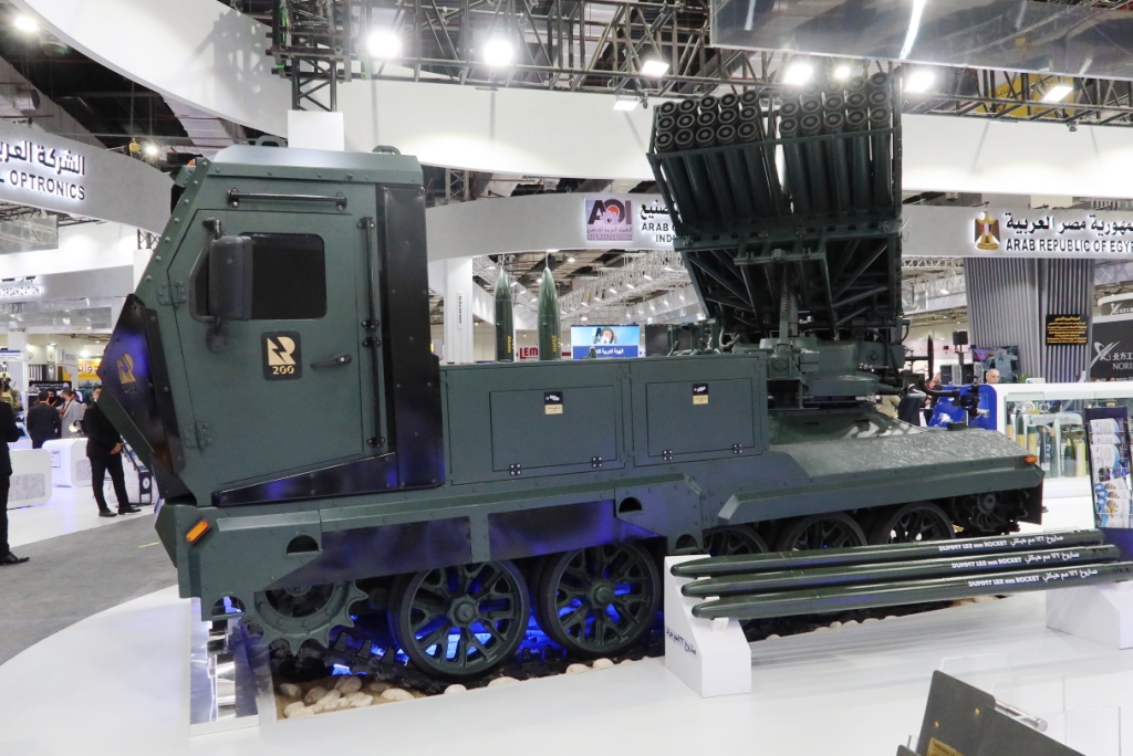 EDEX 2023 - NOMP unveils RAAD 200 multiple rocket launcher and gets ...