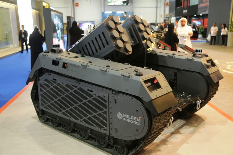 UMEX 2024 - Milrem Robotics THeMIS ground robot gets new teeth, EDGE ...