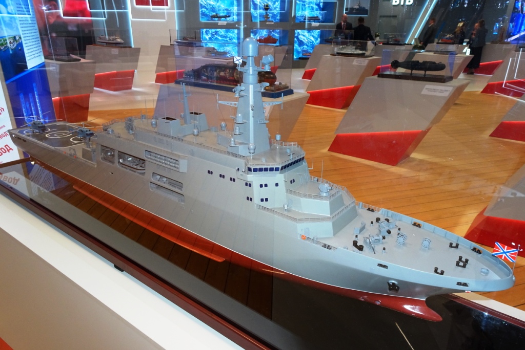 Russia: Project 11711 shown with a modified superstructure architecture ...