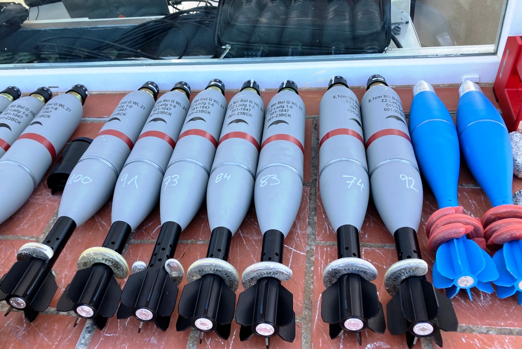 Rheinmetall manufactures 81mm mortar ammunition for the Swiss armed ...