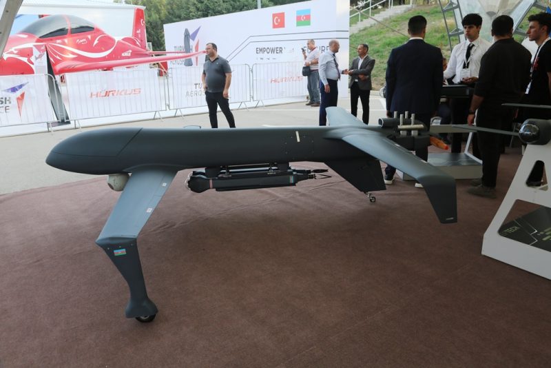 ADEX 2024 - Azerbaijani company DEFTECH presents the DT-001/DT-101 UAS armed with its F-1500/F ...