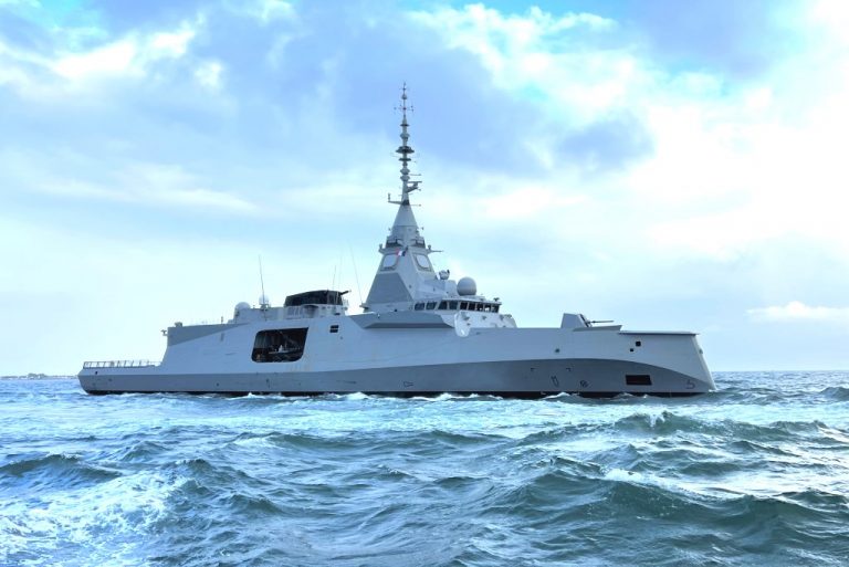 The first defence and intervention frigate (FDI) Amiral Ronarc'h begins ...