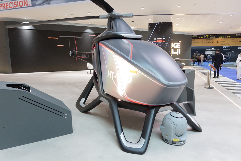 IDEX 2025 - Anavia, part of the EDGE Group, unveils the HT-750 heavy lift unmanned helicopter ...