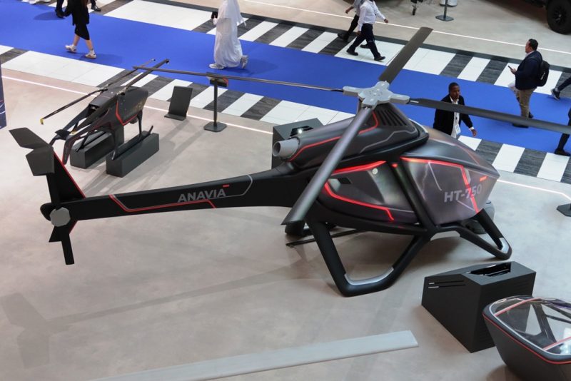 IDEX 2025 - Anavia, part of the EDGE Group, unveils the HT-750 heavy lift unmanned helicopter ...