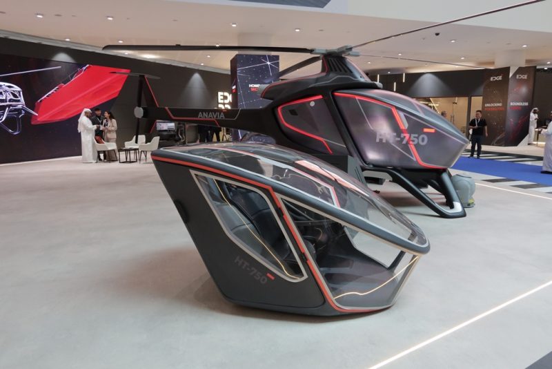 IDEX 2025 - Anavia, part of the EDGE Group, unveils the HT-750 heavy lift unmanned helicopter ...