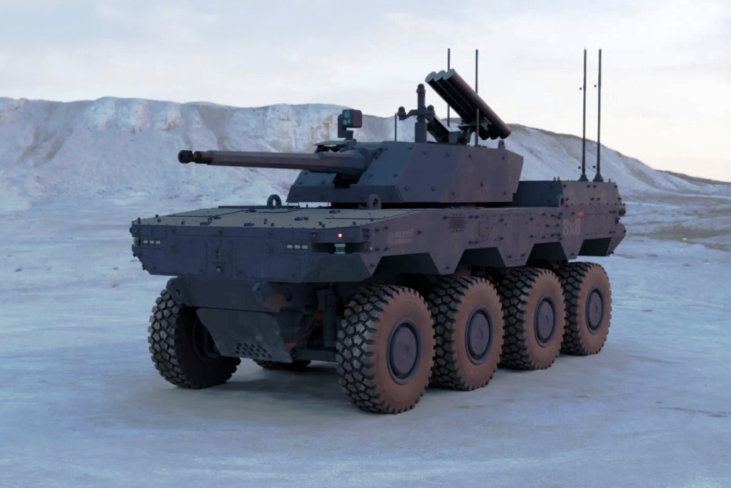 Milrem Robotics Unveils Cutting-Edge 8x8 Robotic Combat Vehicle at IDEX 2025 - EDR Magazine