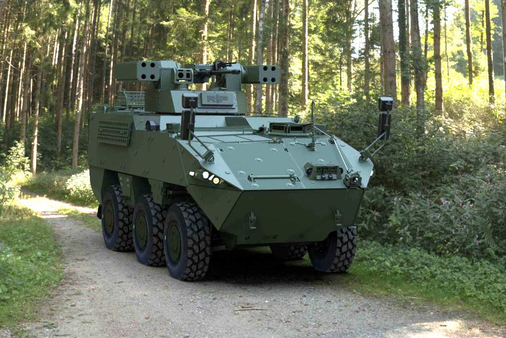 GDELS–Steyr shows new air defense variant of the PANDUR EVO at AUSA ...