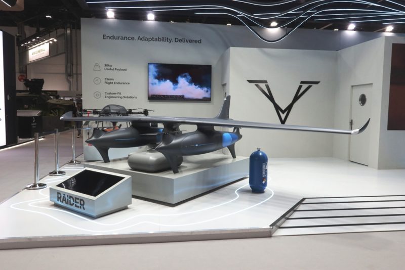IDEX 2025 - Heven Drones Raider: flying silent, at long-range carrying ...