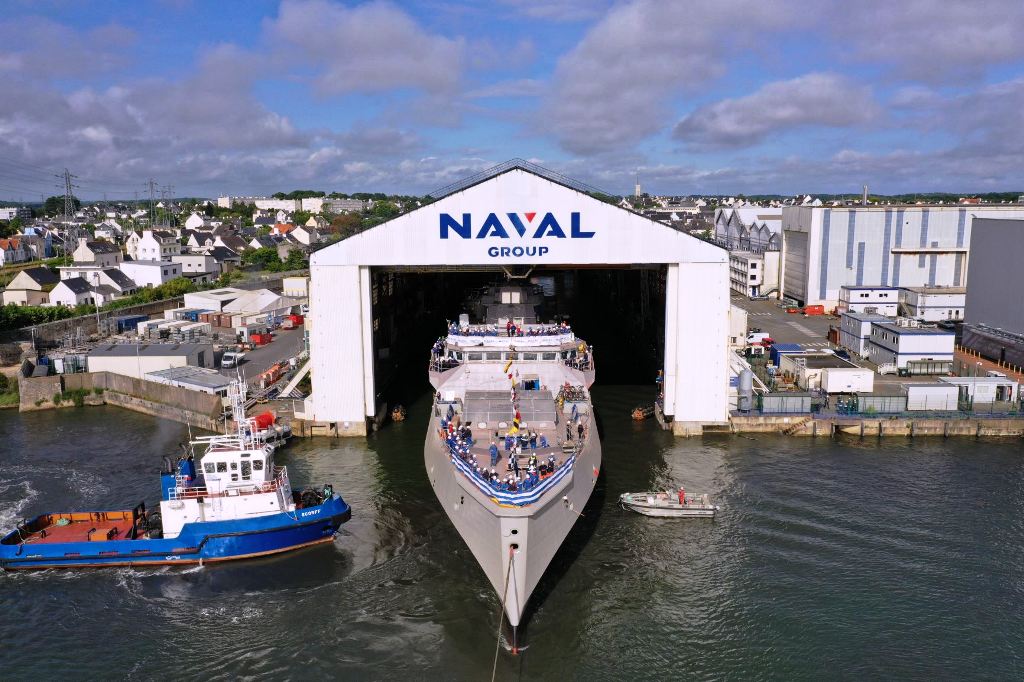 Naval Group: launching of HS Formion, third FDI frigate for the ...