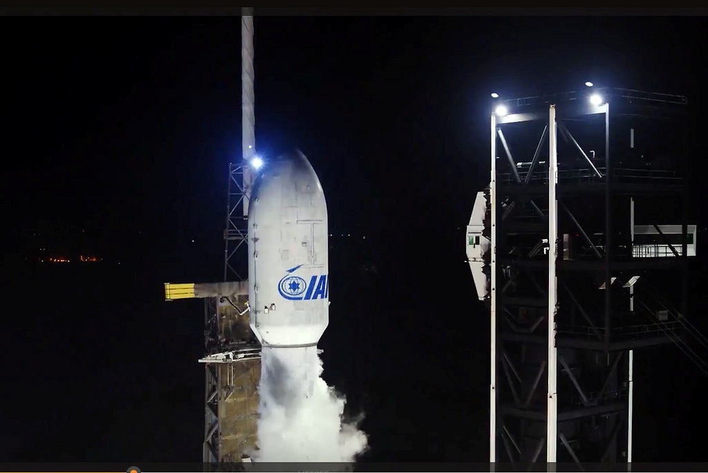 “Dror 1”, Israel's national communications satellite, produced by ...