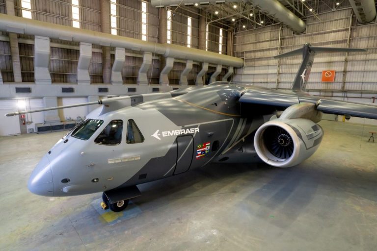 Embraer presents KC-390 Millennium demonstrator aircraft with new ...