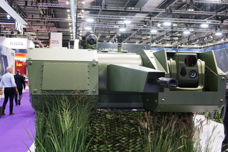DSEI 2025 - Rheinmetall CT-025 turret, the KBA 25x137 mm cannon is back ...